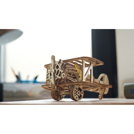 Mini-Biplane mechanical model kit