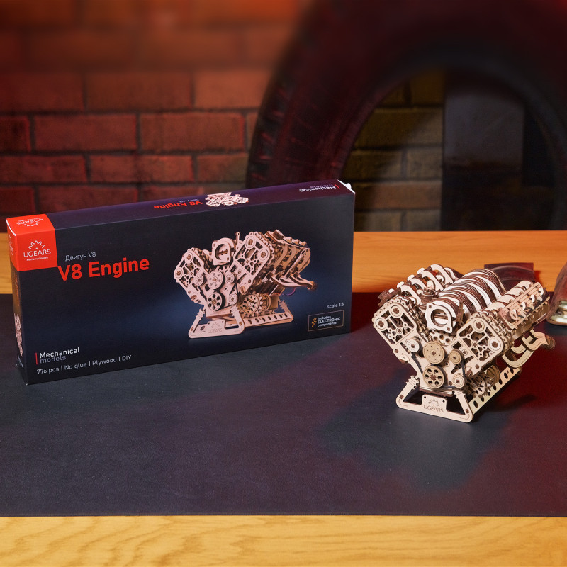 V8 Engine model kit