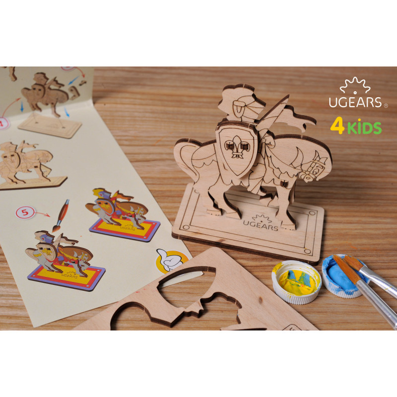 Knight - Colouring 3D Puzzle