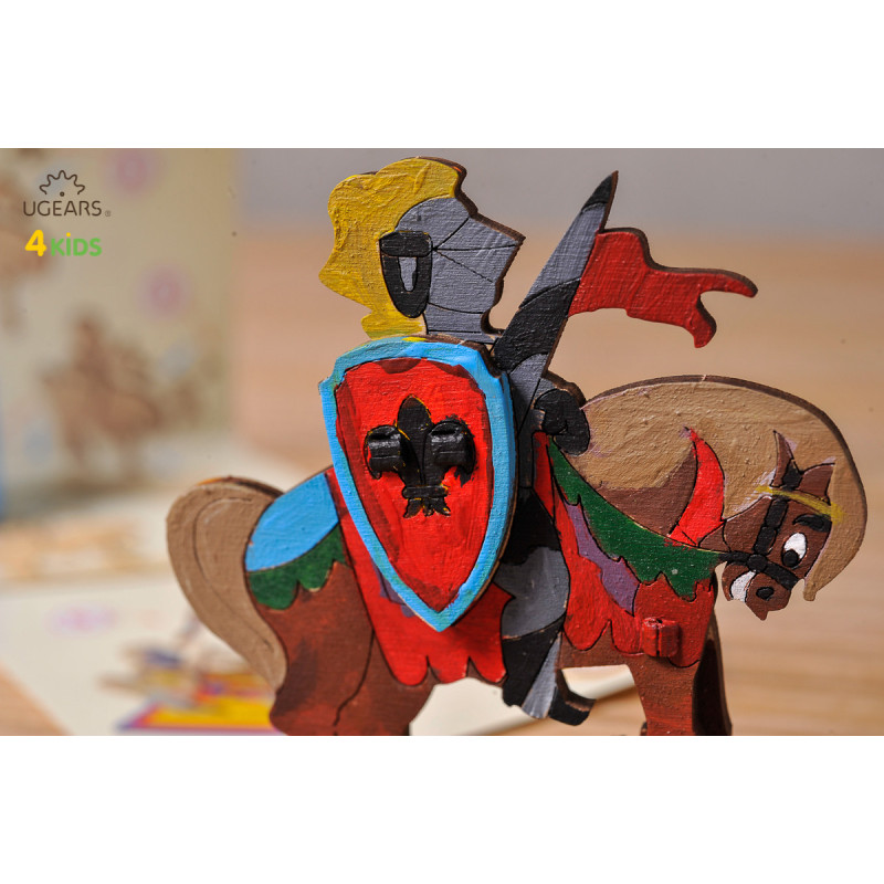 Knight - Colouring 3D Puzzle