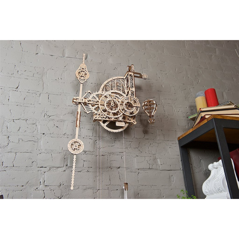 Aero Clock Mechanical Model by Ugears